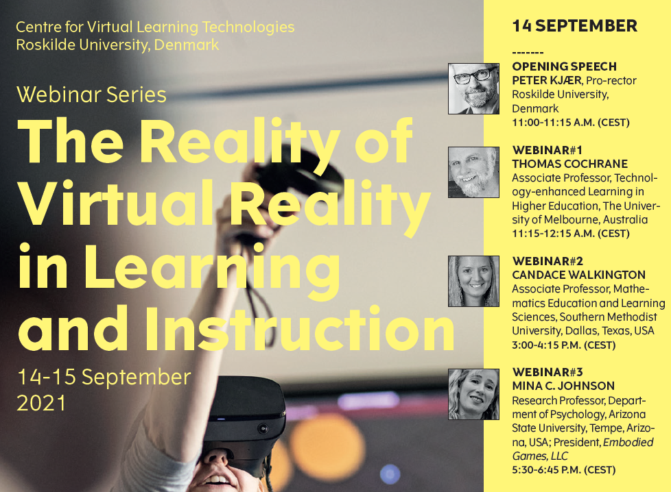 Closing webinar series: The Reality of Virtual Reality in Learning and ...